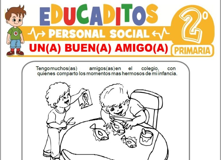 Mis Amigos y Amigas para Segundo de Primaria » Educaditos.com